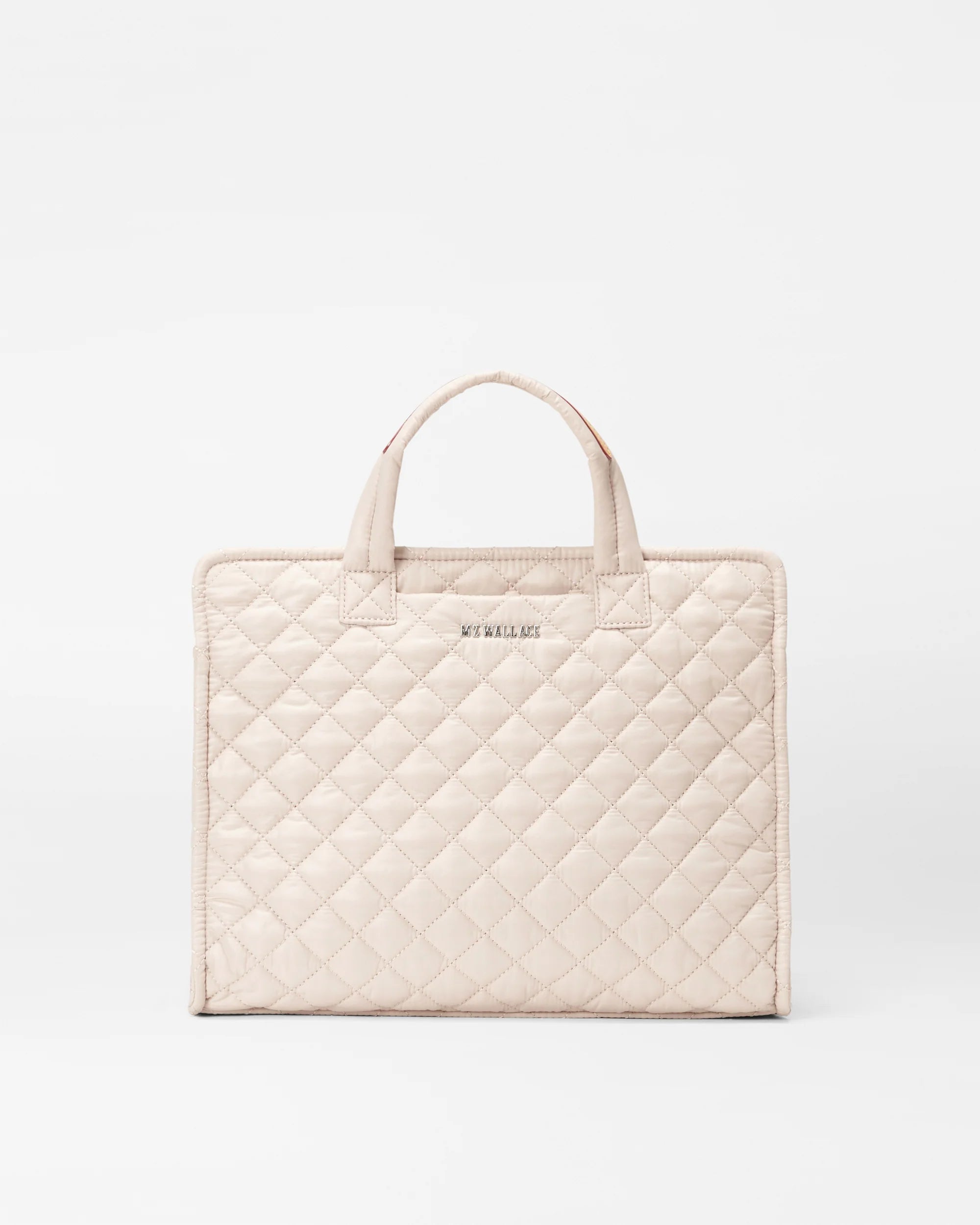 Medium Metro Box Tote - Mushroom – MZ Wallace Peru